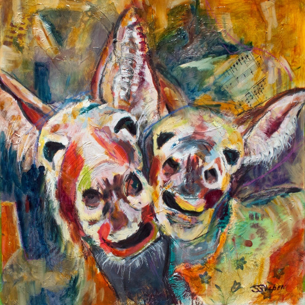 Contemporary Artists of Arizona: "Best Pals", whimsical Wild Life ...
