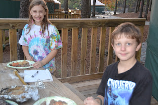 Making Memories in Georgia!: Camping at Stone Mountain in the new yurts!