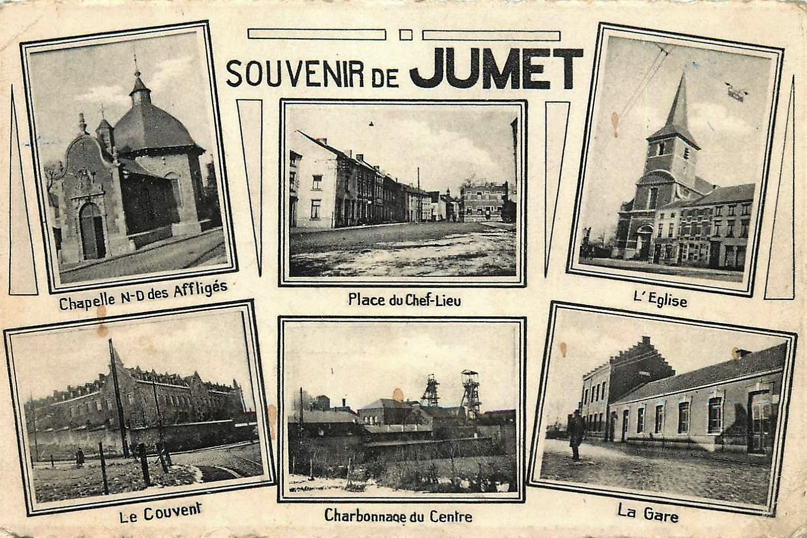 Charleroi - Pays noir: Jumet en cartes postales