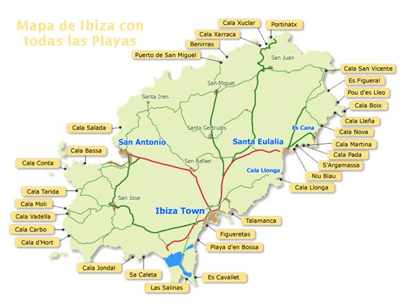 Ibiza fiesta, playas y turismo