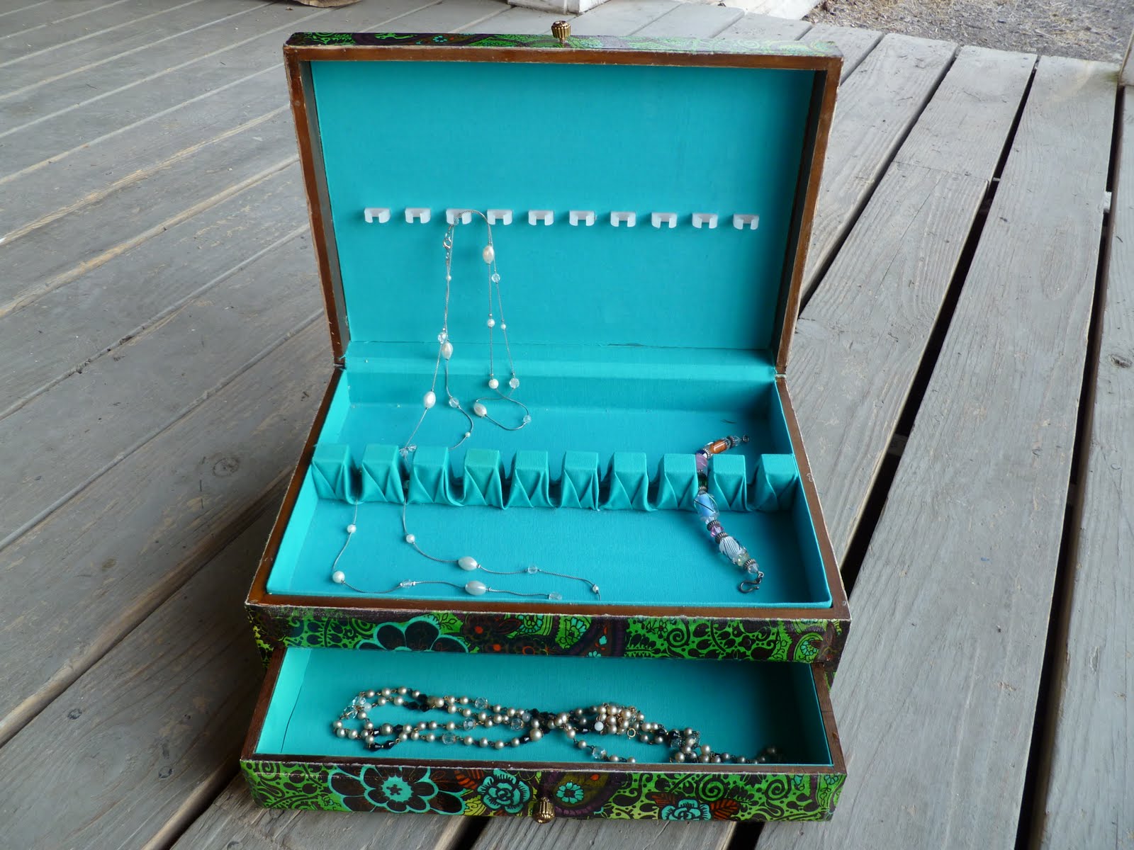 Silverware Box Now A Funky Jewel Box