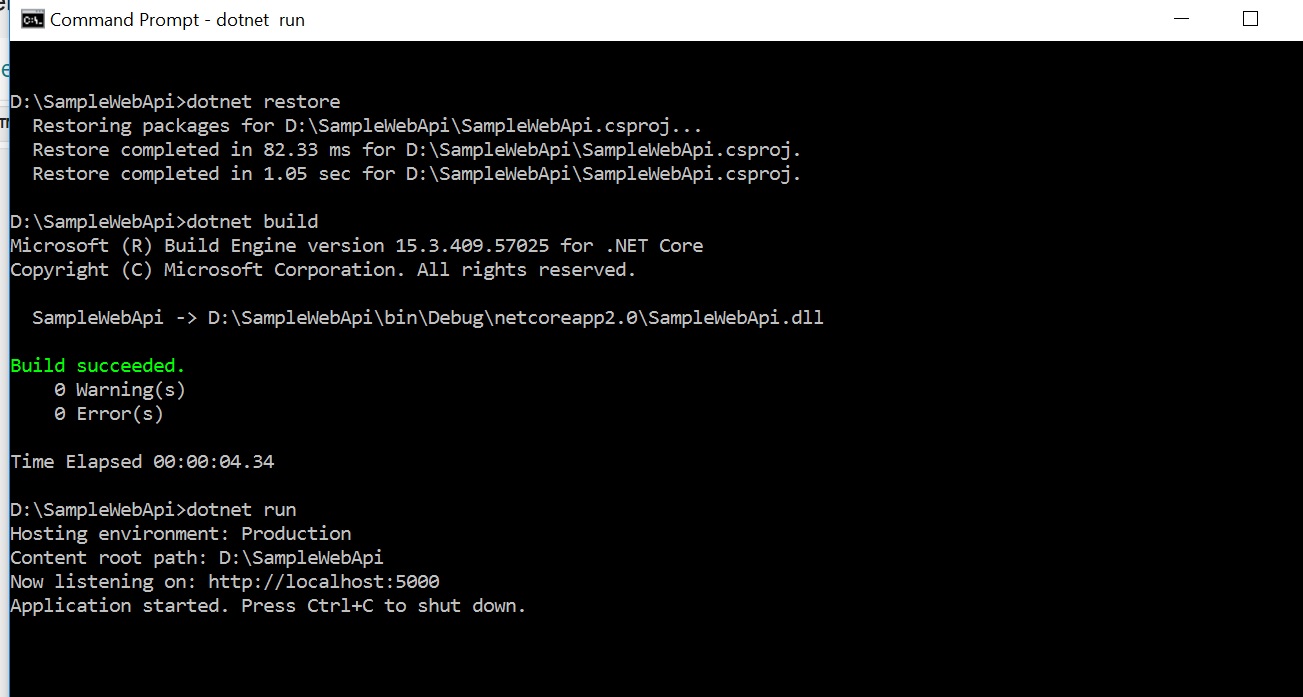 Spicy-DotNet: Creating and Deploying .Net core application in Windows/Linux/Mac