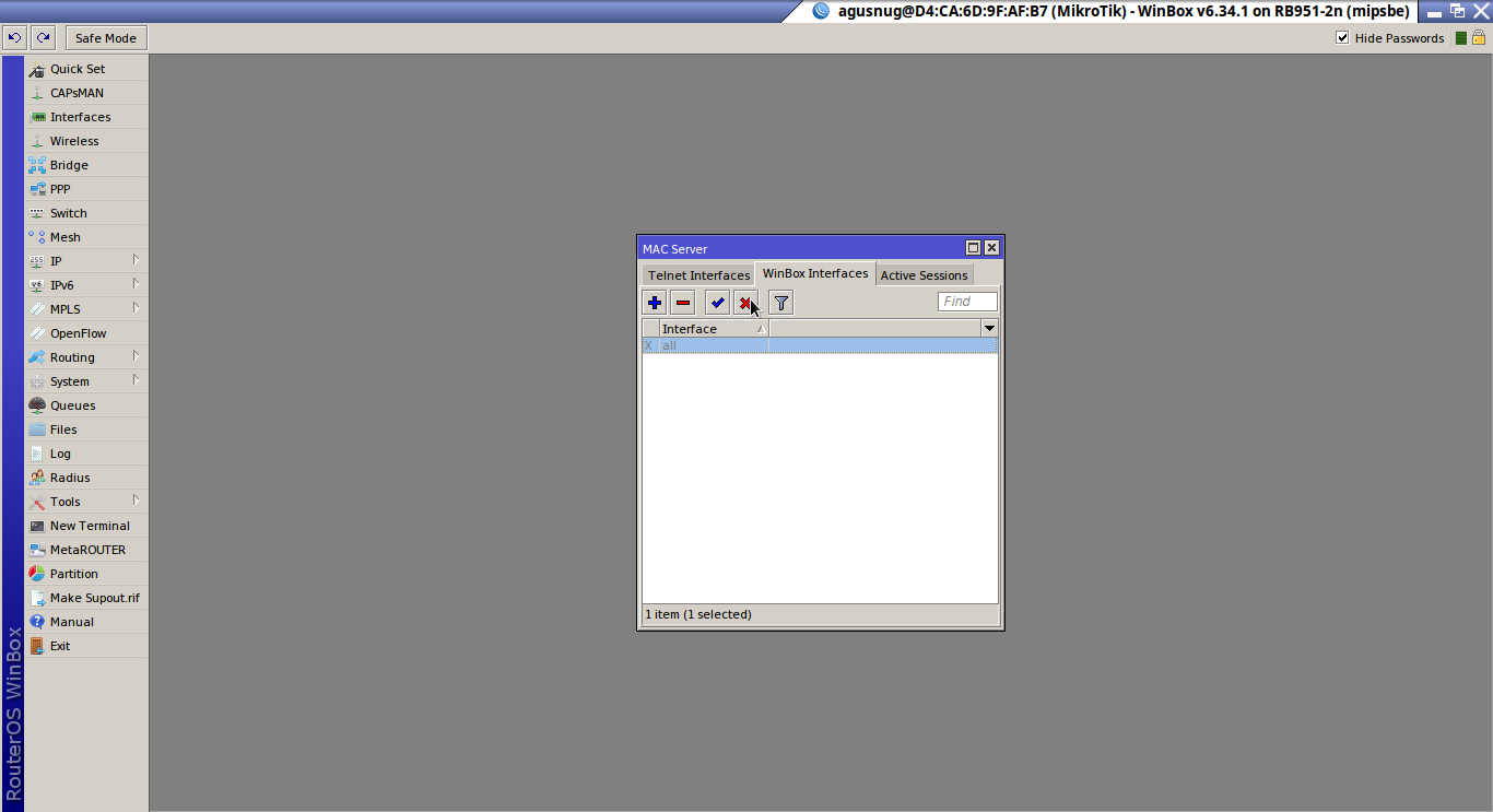Menonaktifkan MAC Address Di Mikrotik - IT-Networking
