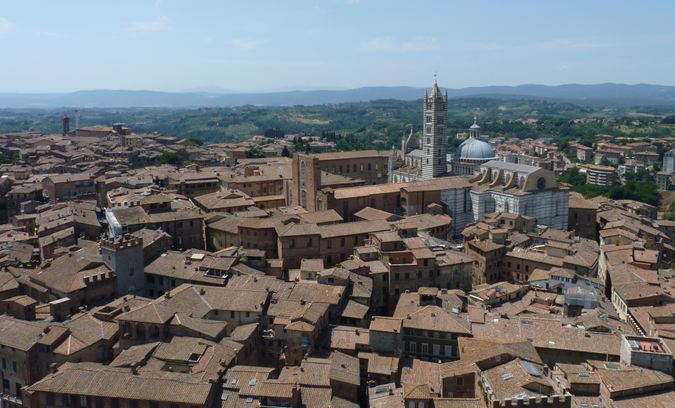 Siena desde la Torre del Mangia.