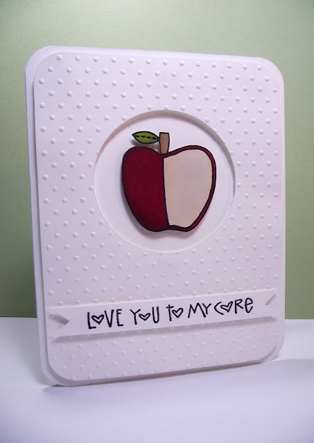 my inky corner: White card!