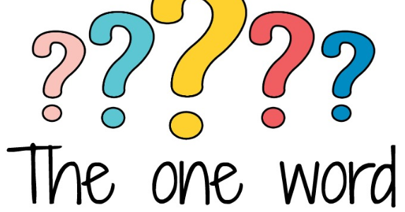 Life As Kim: The one word challenge....