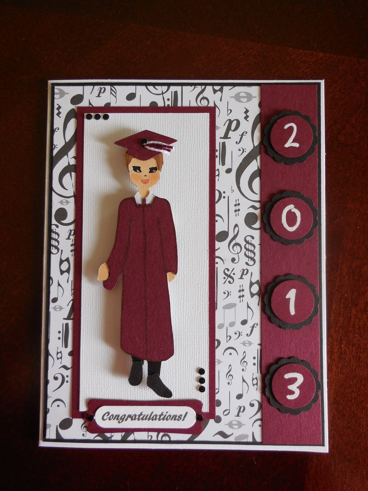 Lena's Creations: Graduation Card for Young Man