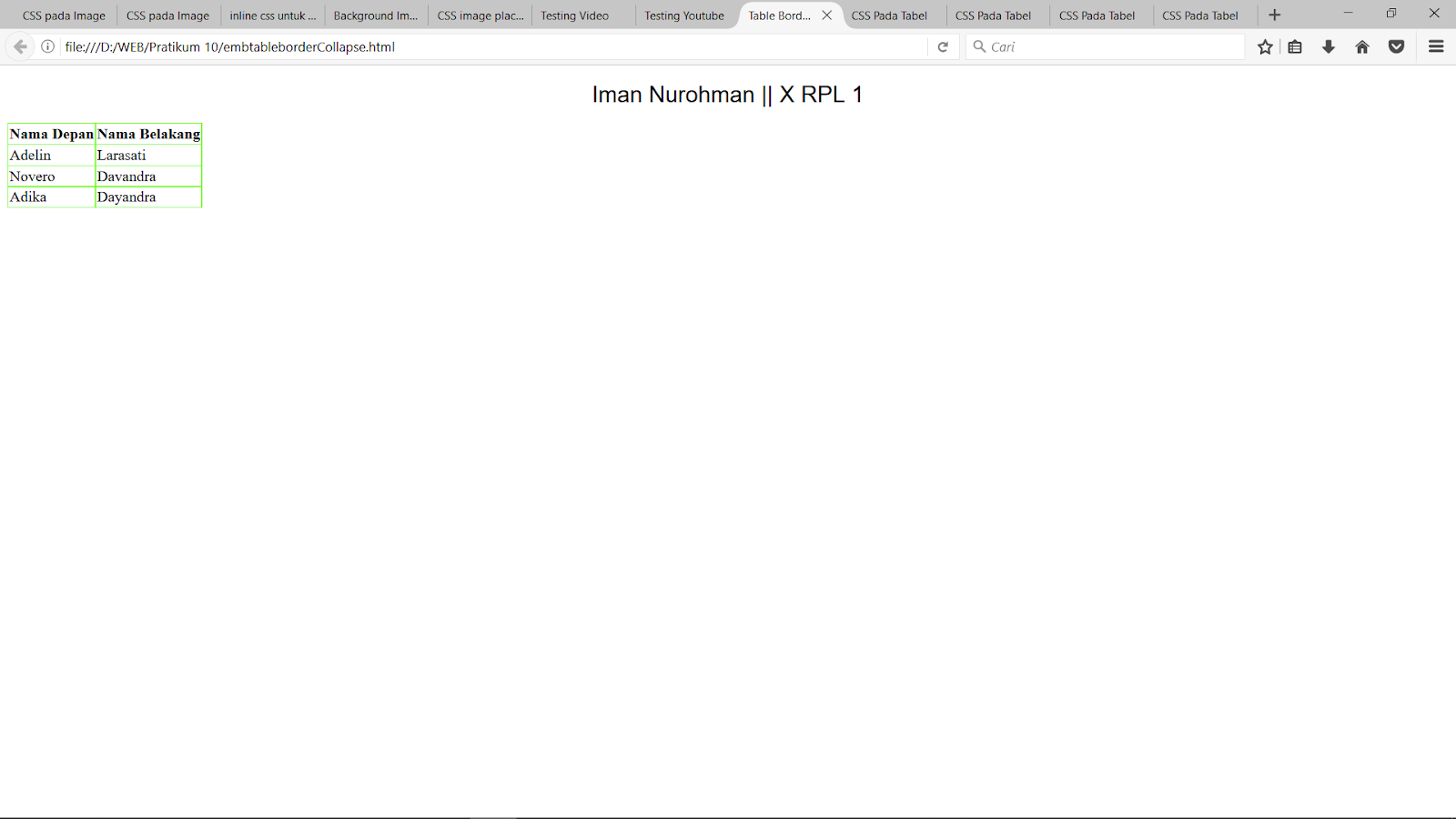 Menyajikan CSS untuk Memformat Tampilan Multimedia & Tabel - Serba ...
