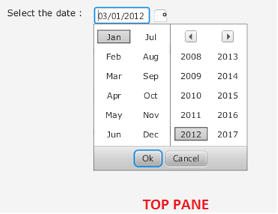 Experiments with Java: Calendar Control in JavaFX 2.0