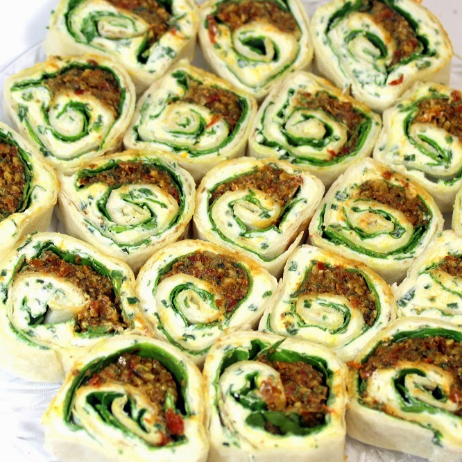 52 Ways to Cook: Spiral Spinach and Cheese Bites with Sun Dried Tomato ...
