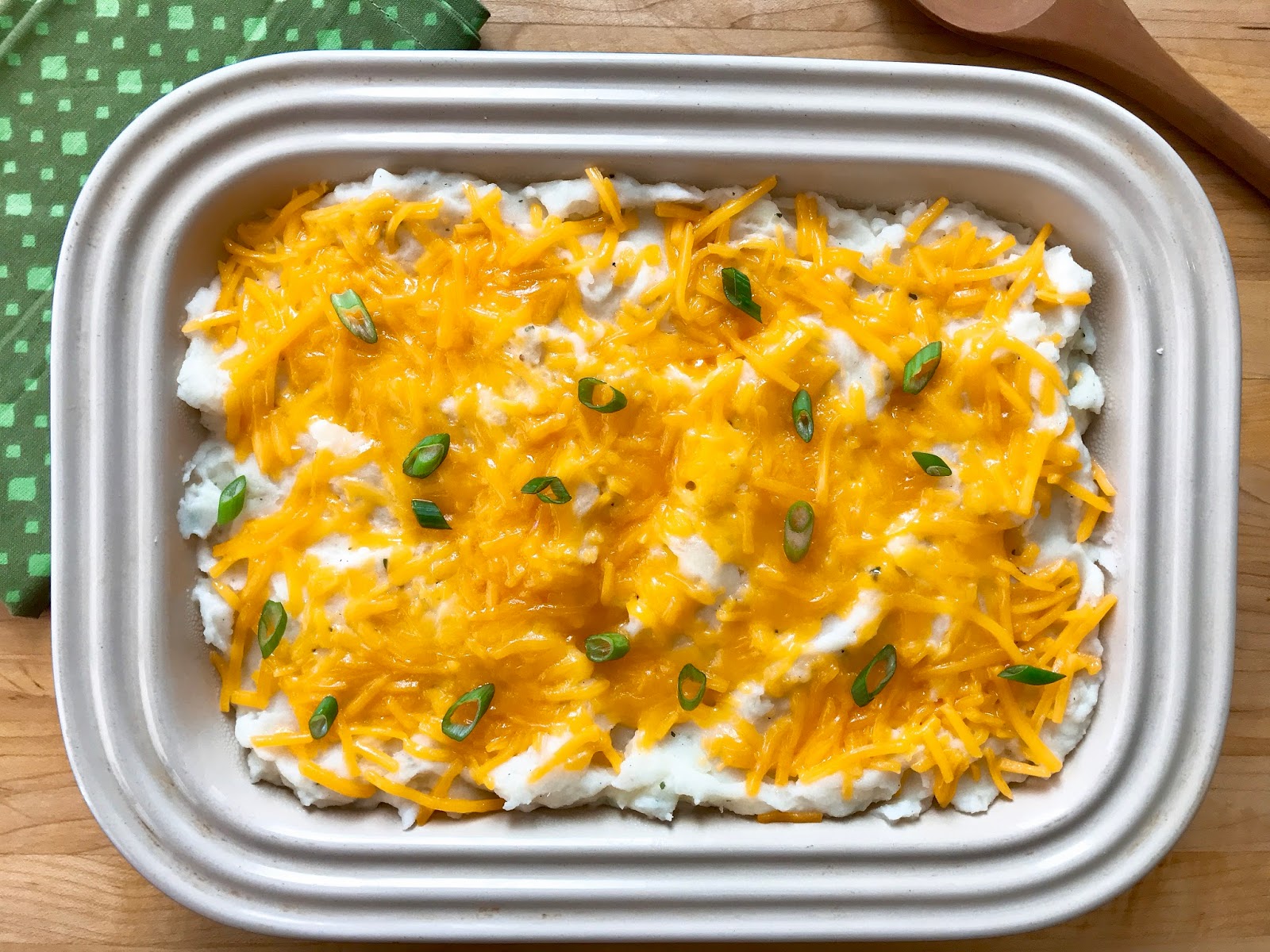 Cheddar Ranch Mashed Potatoes