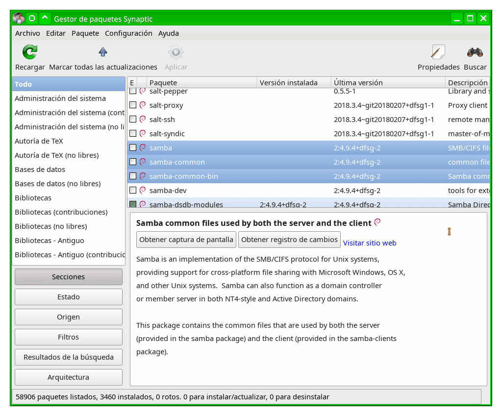 UsuarioDebian: Samba - compartir carpetas en red