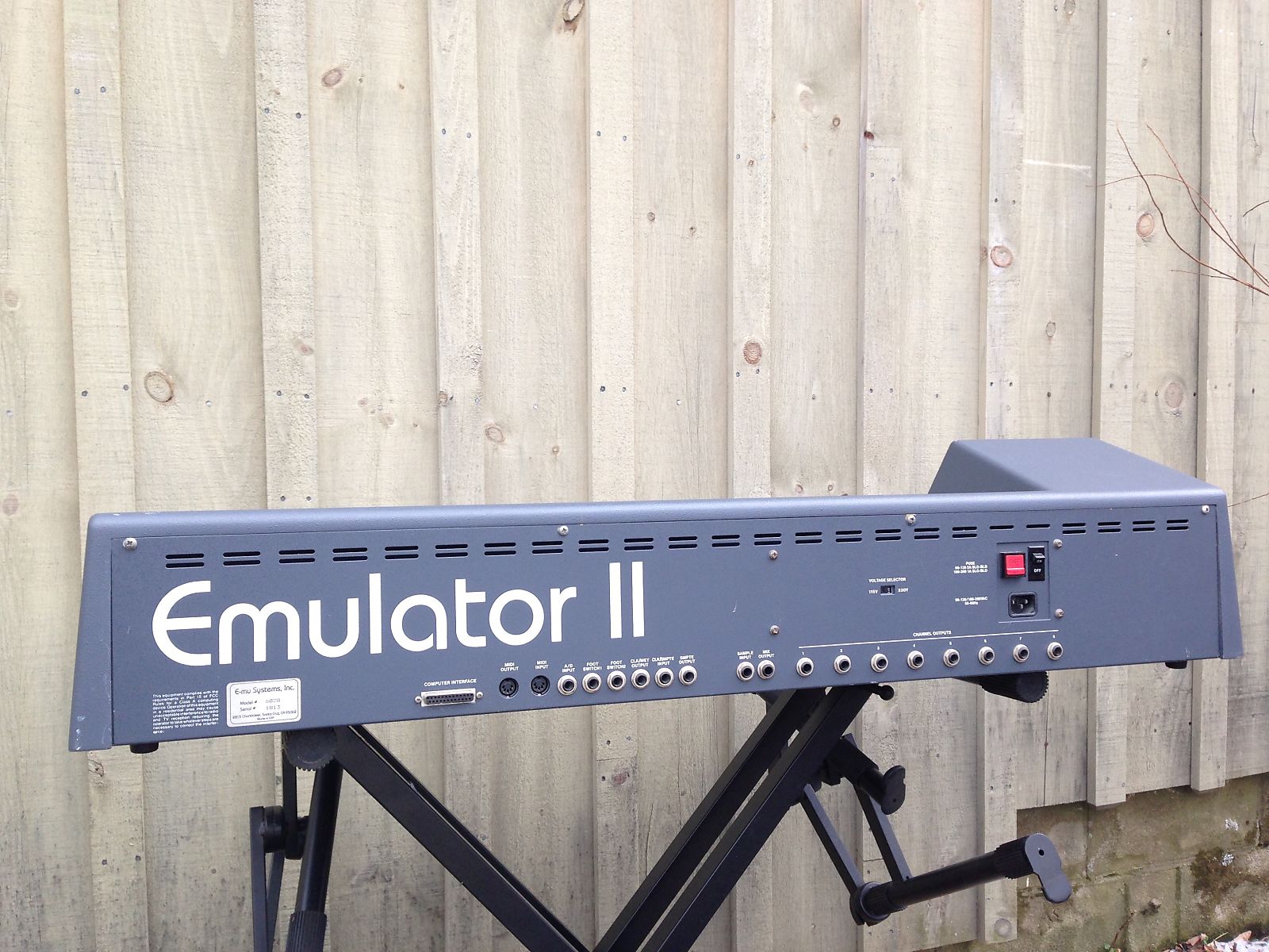 MATRIXSYNTH: Emu Emulator II Vintage Analog Sampler With HxC SD Card ...