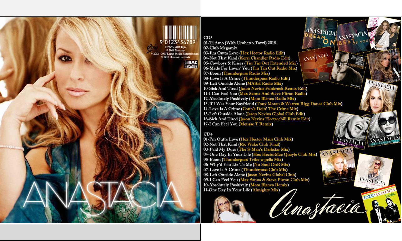 Musicollection Anastacia Pieces Of Dreams Anthology 2018