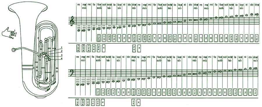 Banda Filarmônica Acordes Celestes: ESCALA PARA TUBA
