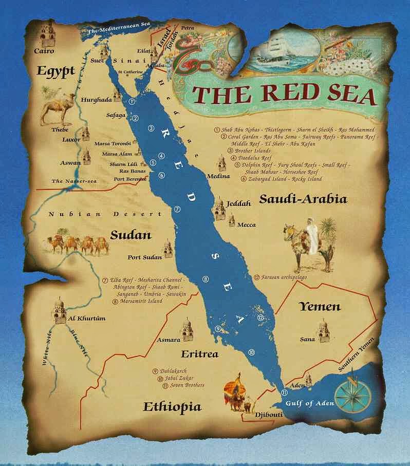 The coast of the Red Sea: Tribes who live in the coast the Red Sea