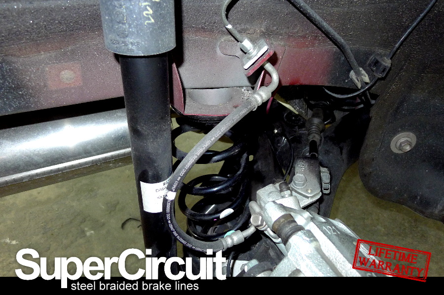 SUPERCIRCUIT Steel Braided Brake Lines: Mazda2 Steel Braided Brake Lines