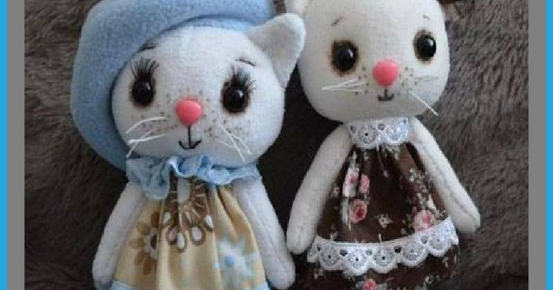 DIY And Household Tips: Make These Adorable Kitty Cats (FREE PATTERN)