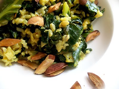Spicy Brown Rice and Collard Greens | Lisa's Kitchen | Vegetarian ...
