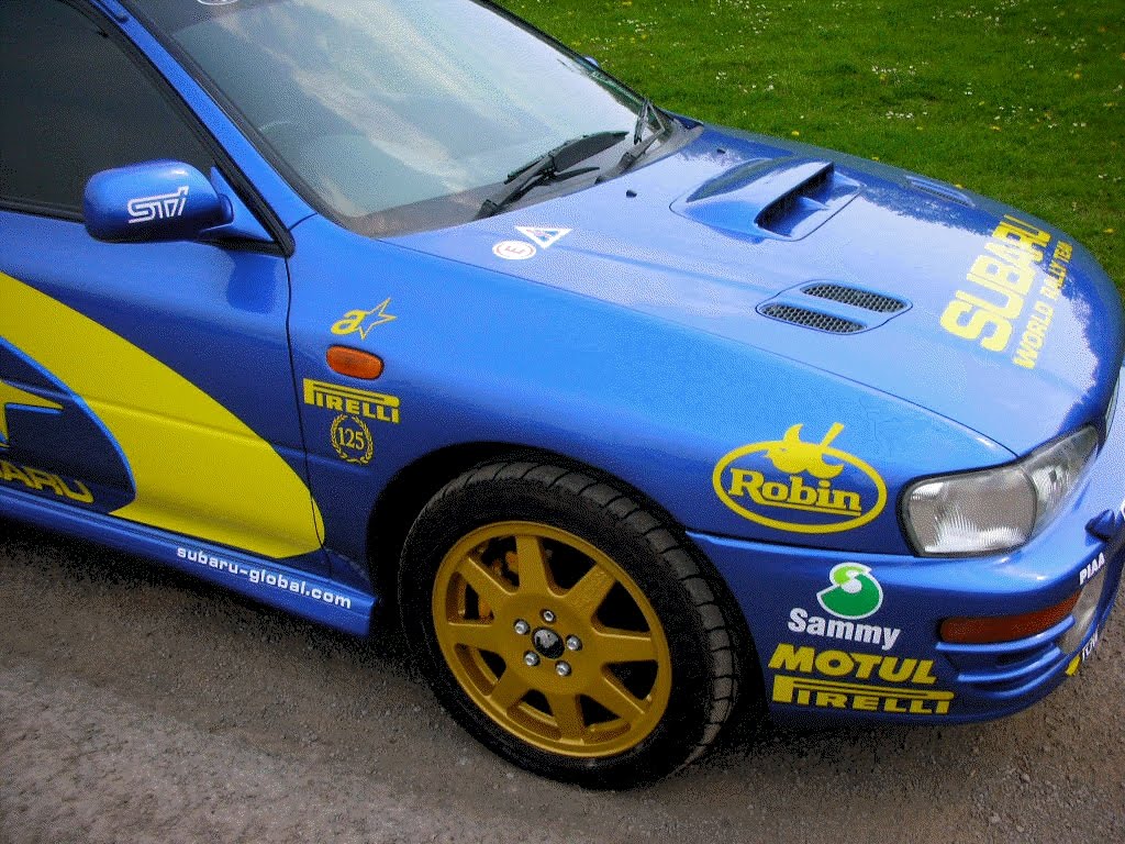 The Green I Signs Blog: Subaru Impreza World Rally Car Graphics ...