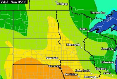 Laurel's Garden: Soil Temperature Map