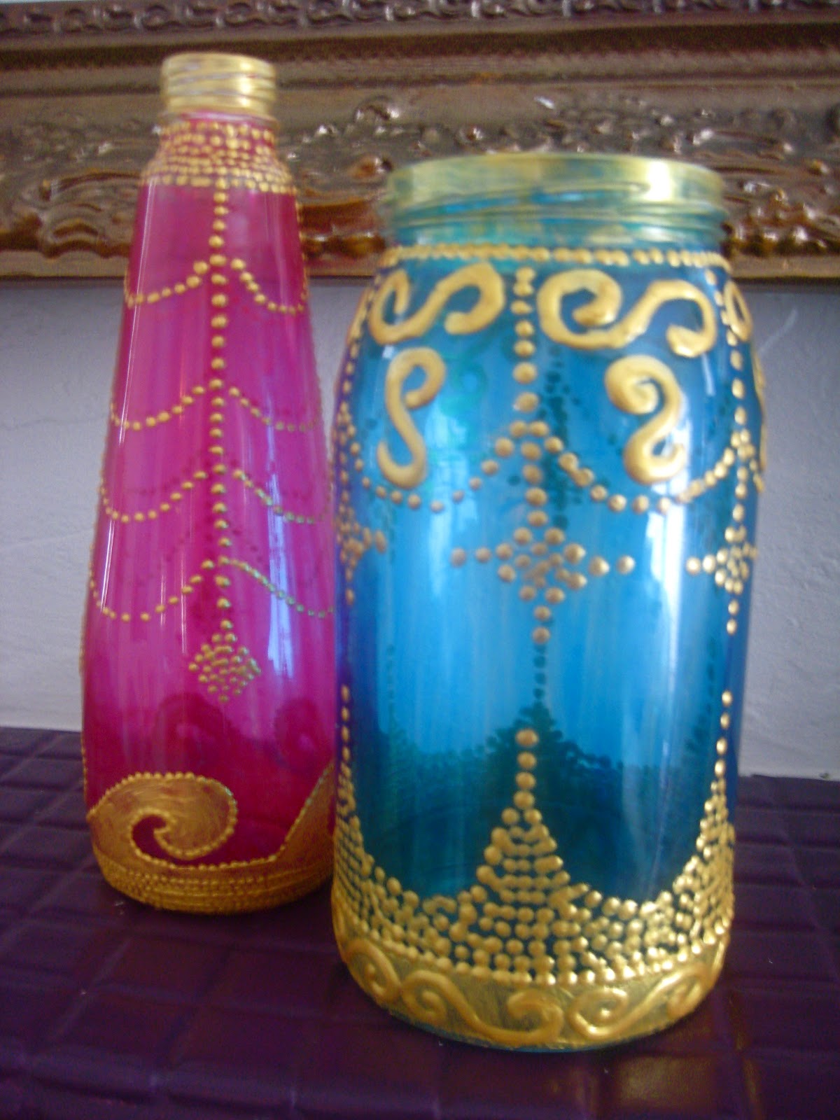 Shades of Glitter: Moroccan Jars