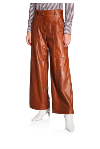 Fall trends: wide-leg leather pants - Cheryl Shops