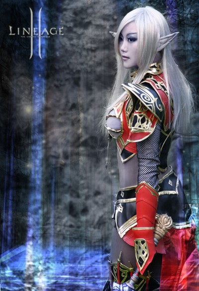 Rendered Beauty: Lineage Dark Elf Cosplay