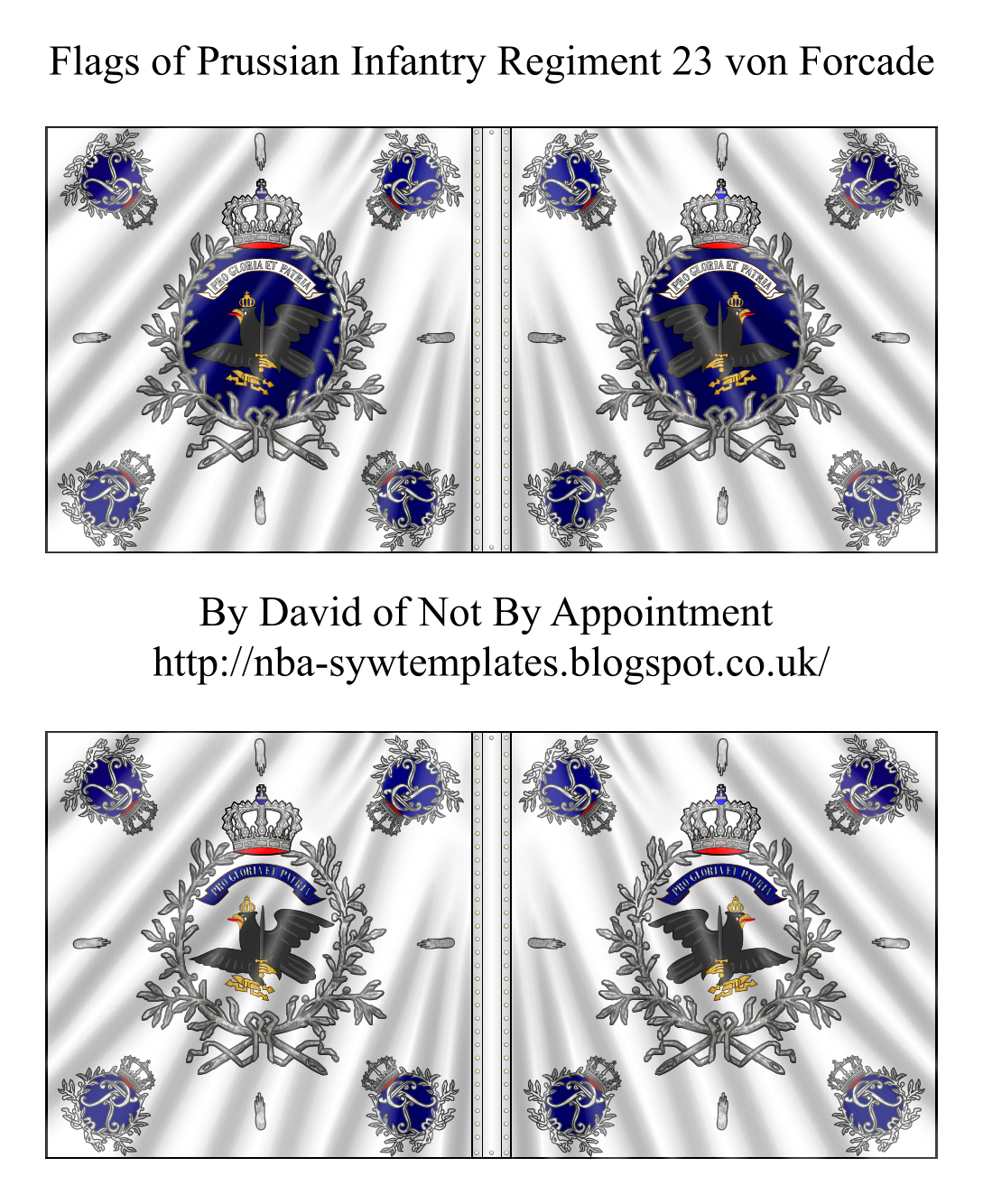 Not By Appointment: Reposted: Rossbach Prussian Flags Project - Flags ...