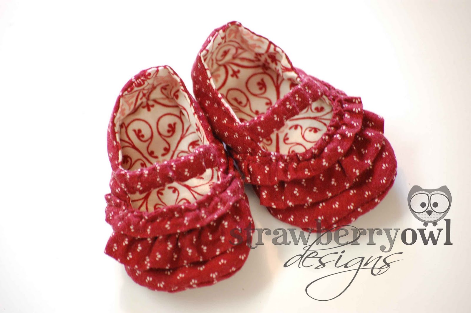 Strawberry Owl Designs: Baby Shoes