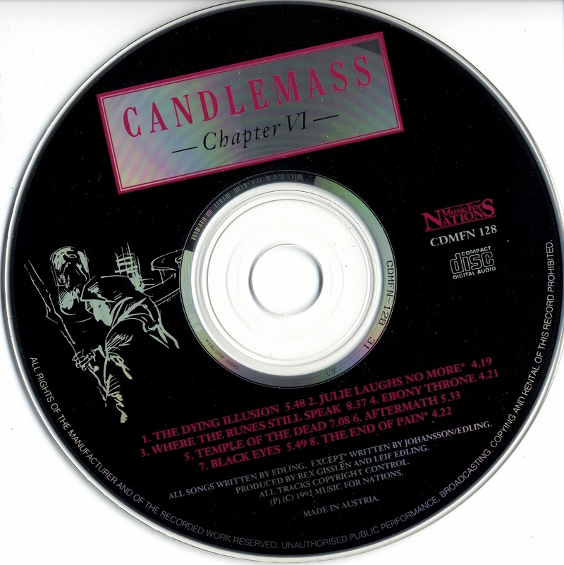 Cries from the Quiet World: Candlemass "Chapter VI"