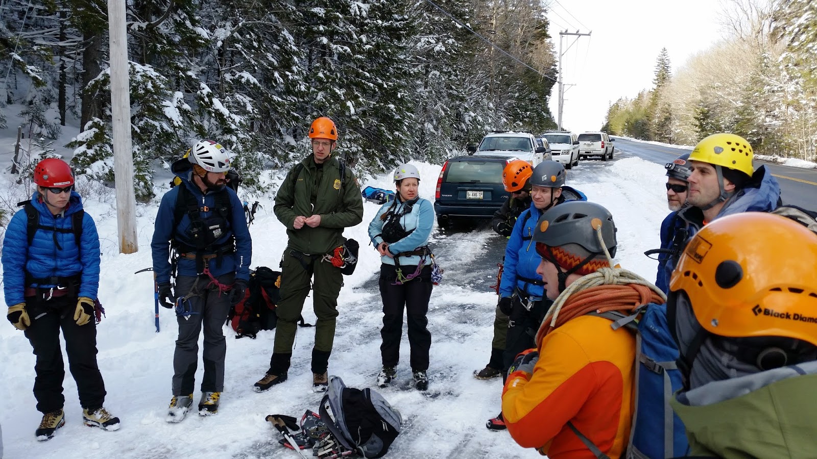 Franklin Search & Rescue: Winter SAR Training at Acadia National Park