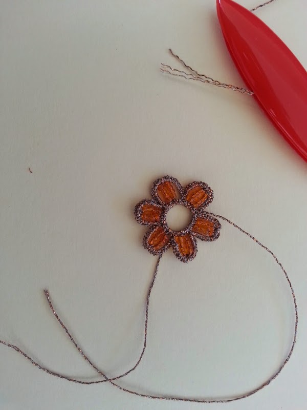 CM-Handmade: Pattern for 1 beaded flower
