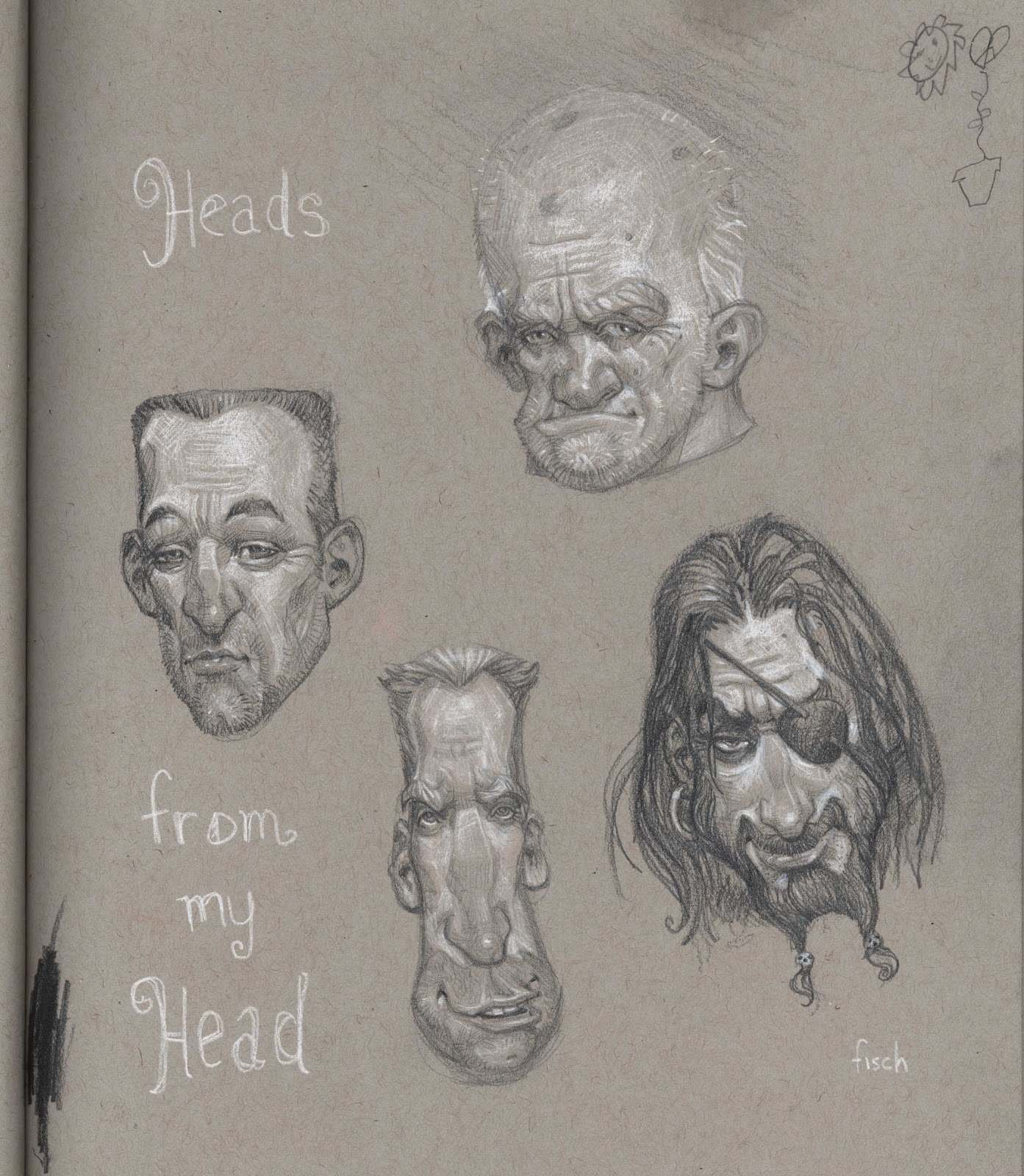 Scott M. Fischer Evolving Easel: Toned sketchbook- what took me so long?