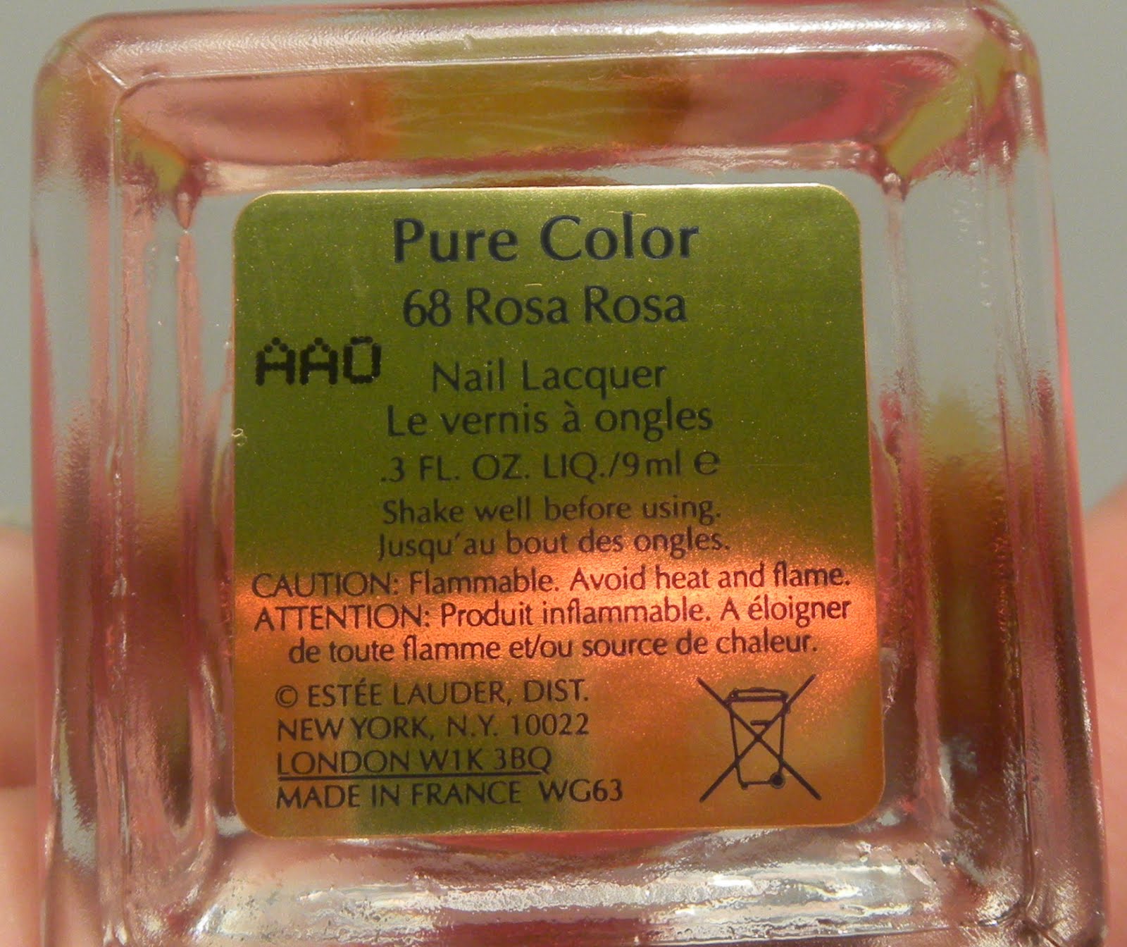 Legally Lacquered: Estee Lauder: Rosa Rosa