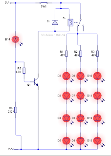 Transistor548 - O blog da eletronica Prática : Pisca-Led Relé