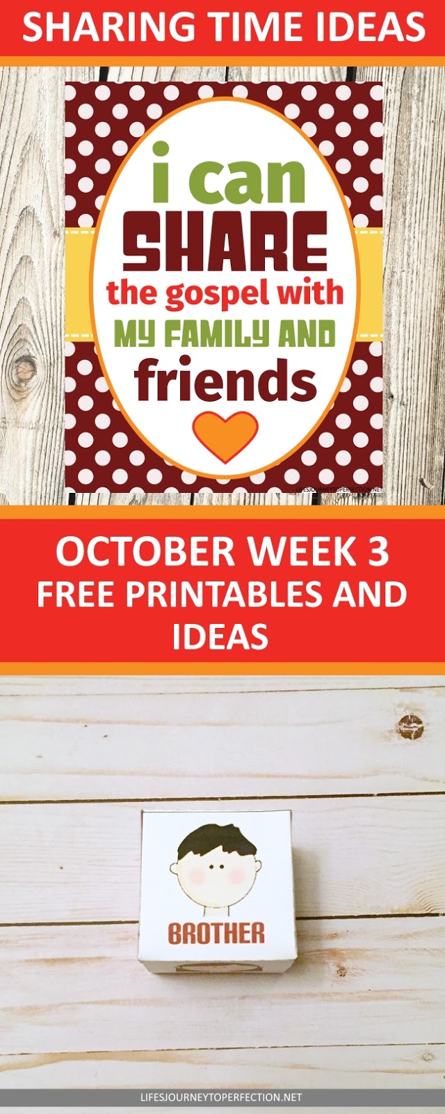 Life's Journey To Perfection: 2018 Primary Sharing Time Ideas for ...