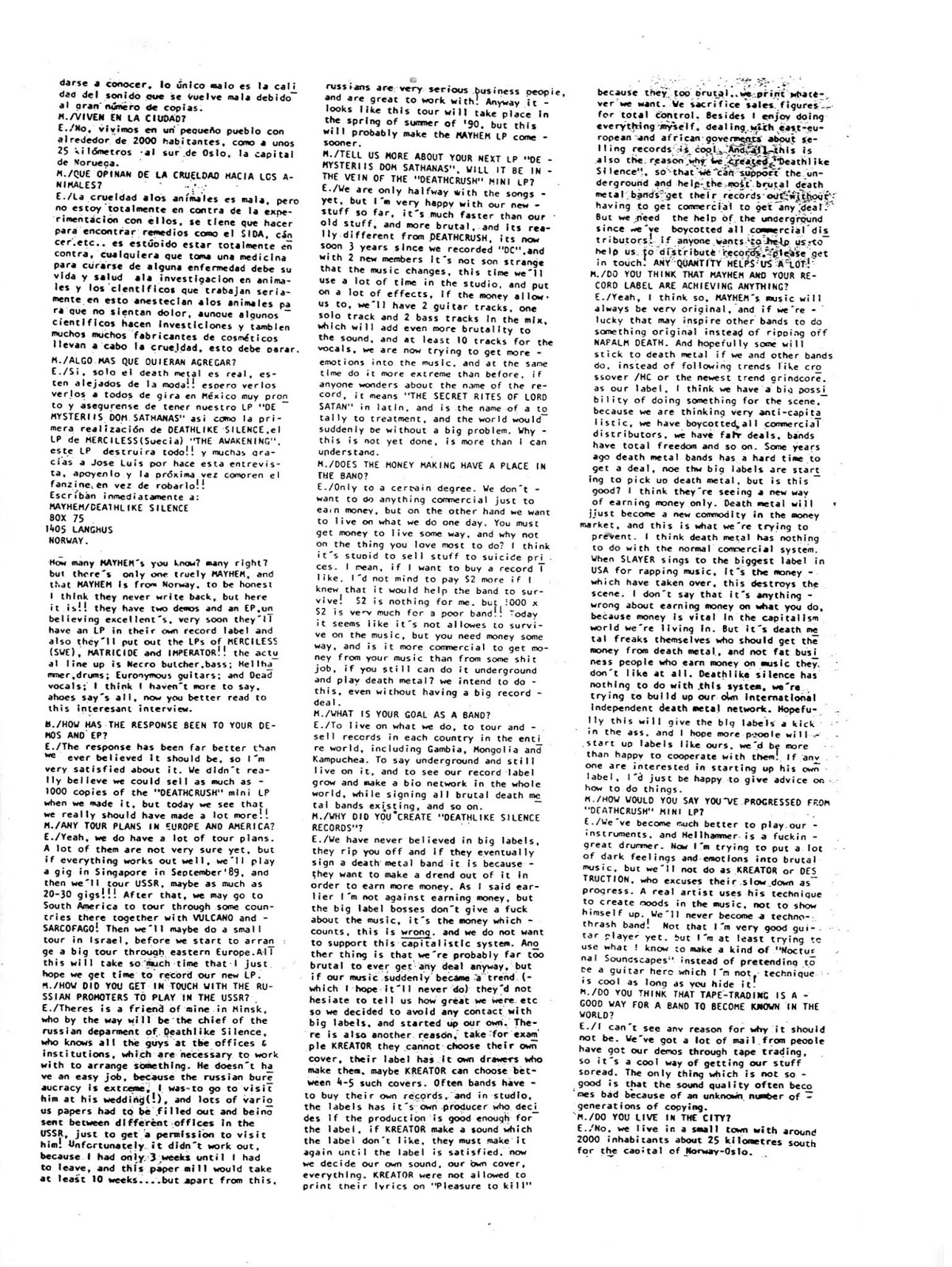 Euronymous 10 Lesserknown Music Artists Whose Stories