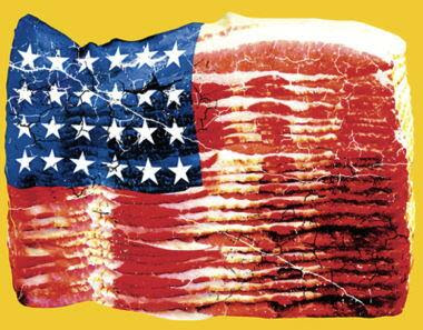 All things Bacon: Bacon American Flag