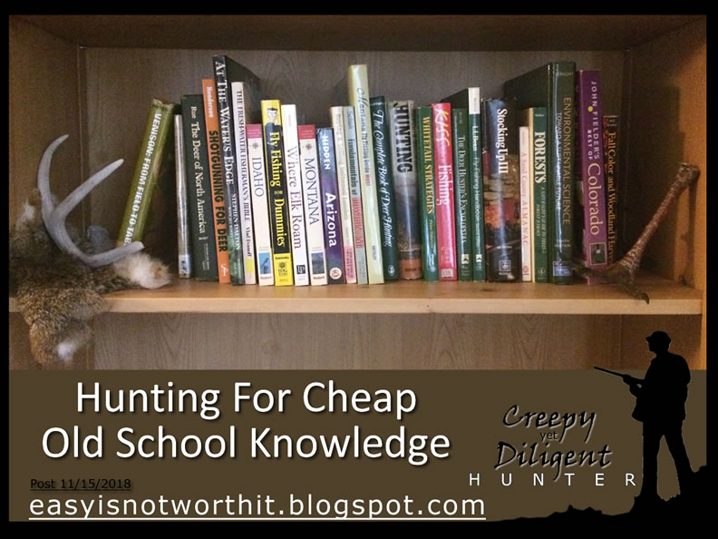 Hunting for Cheap Old School Knowledge