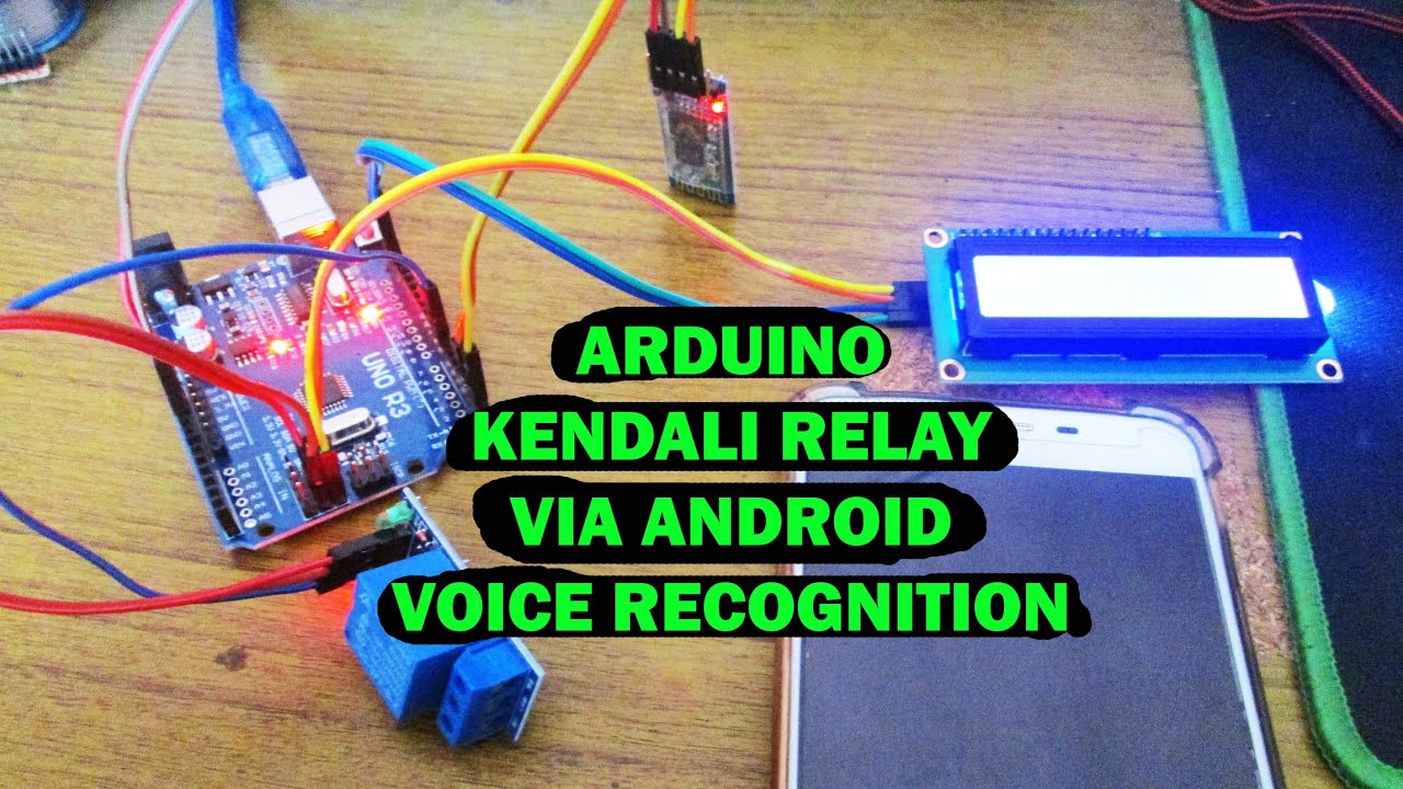 .: Alat kendali relay menggunakan VOICE RECOGNITION ARDUINO handphone android via BLUETOOTH