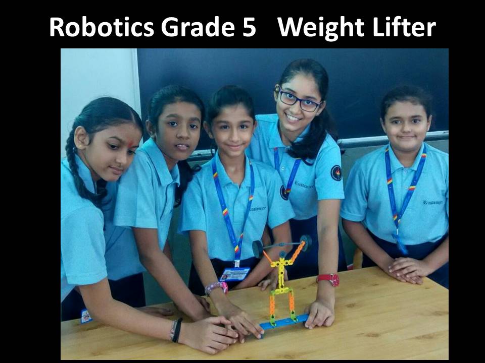 The Rustomjee Cambridge Diaries: Robotics Grade 5 Weight Lifter