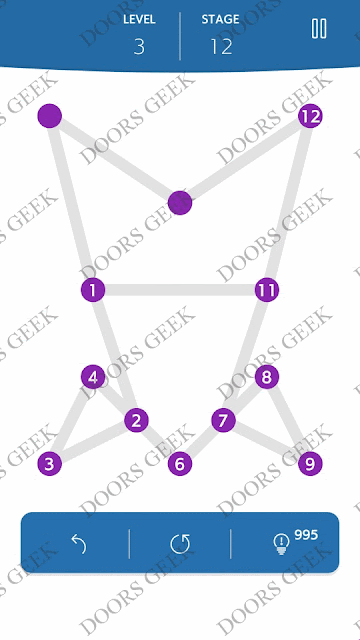 1LINE Level 3 Stage 12 Solution ~ Doors Geek