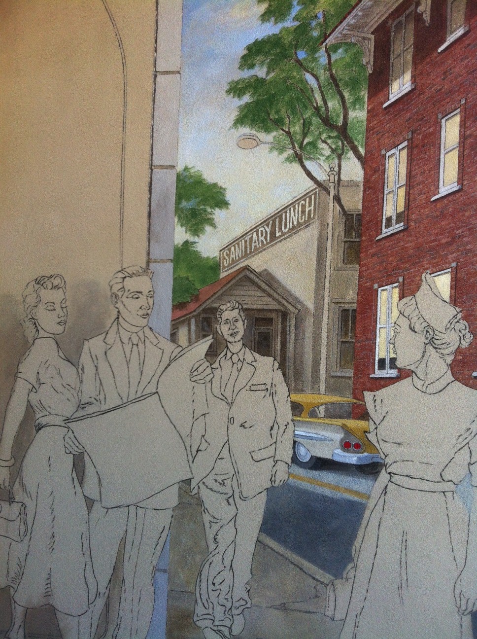 pee dee arts...: Update on the Robert Garey Mural at the Clay Pot in ...