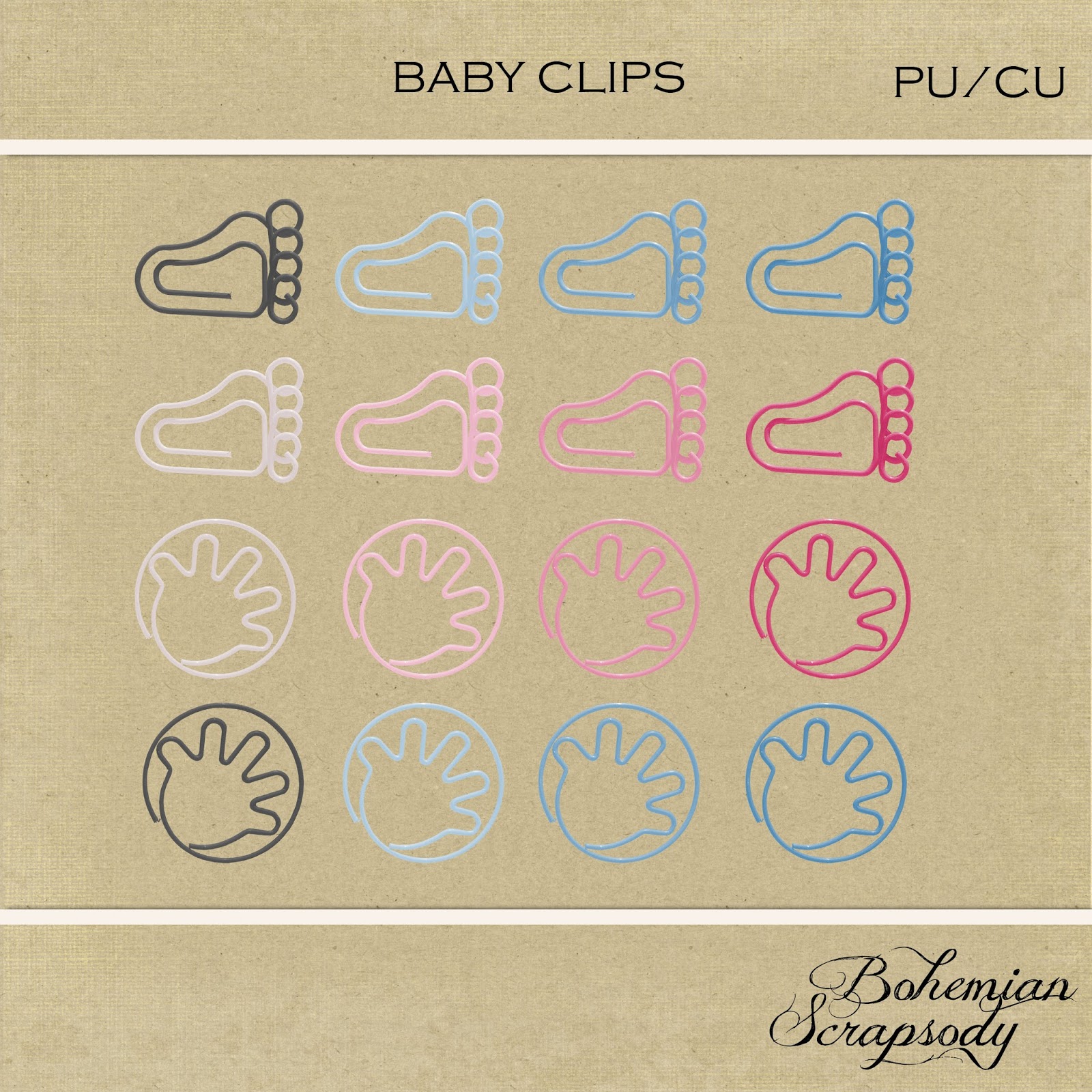Bohemian Scrapsody: Paper clips