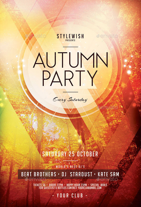 5 Autumn Flyer Templates | best Graphic Design