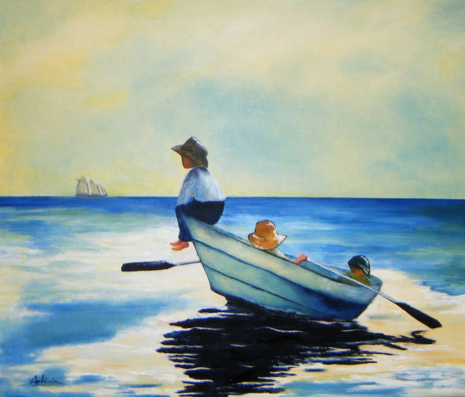 ESTUDIO LUKINI (Dibujo & Pintura): OBSERVANDO LA BAHÍA