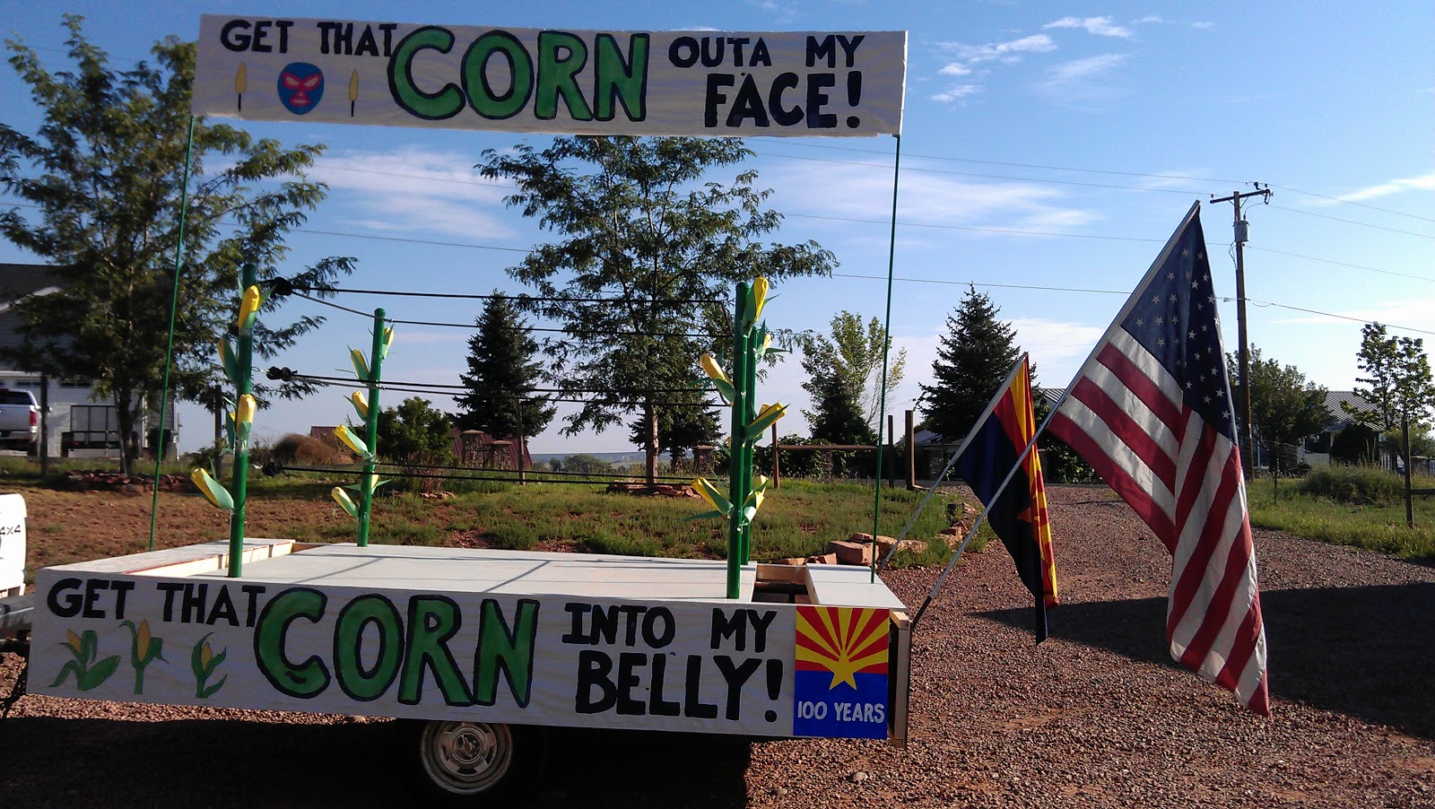 Hoopes Party of 5: Taylor Sweet Corn Parade Float 2012