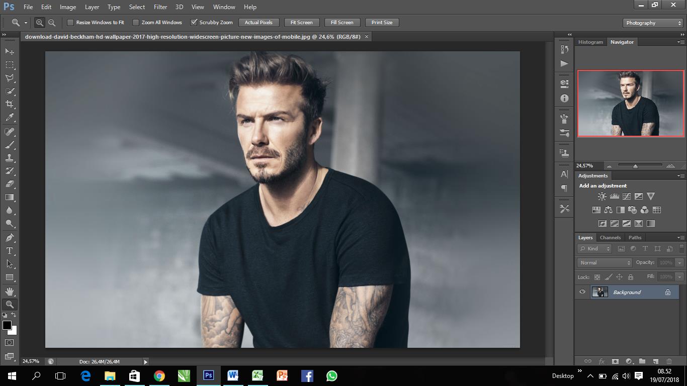 TOTURIAL CARA MEMBUAT EFEK THRESHOLD DI PHOTOSHOP - TANPA BATAS