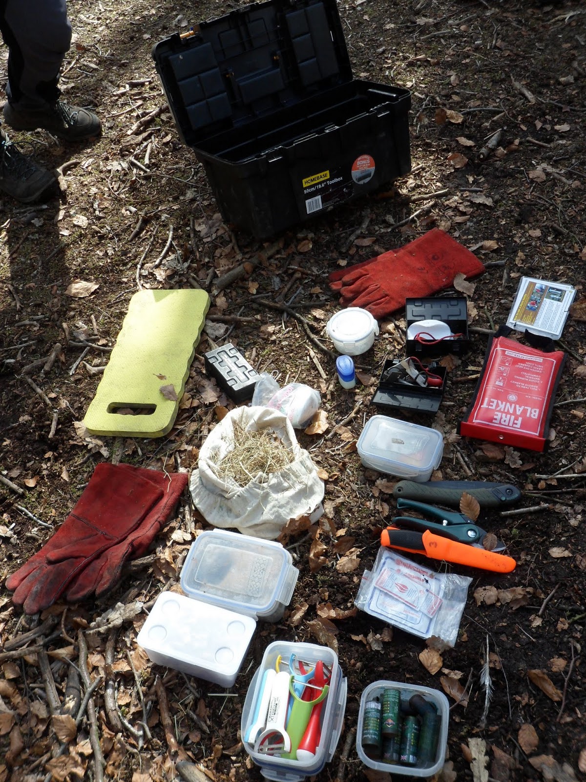 Trowels and Owls: Forest Schools Photo Diary - Day One